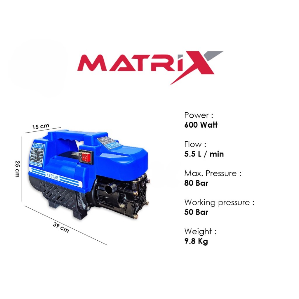 Jual MESIN STEAM CUCI MOBIL/MOTOR JET CLEANER Merk Matrix Jet 100 (600 ...