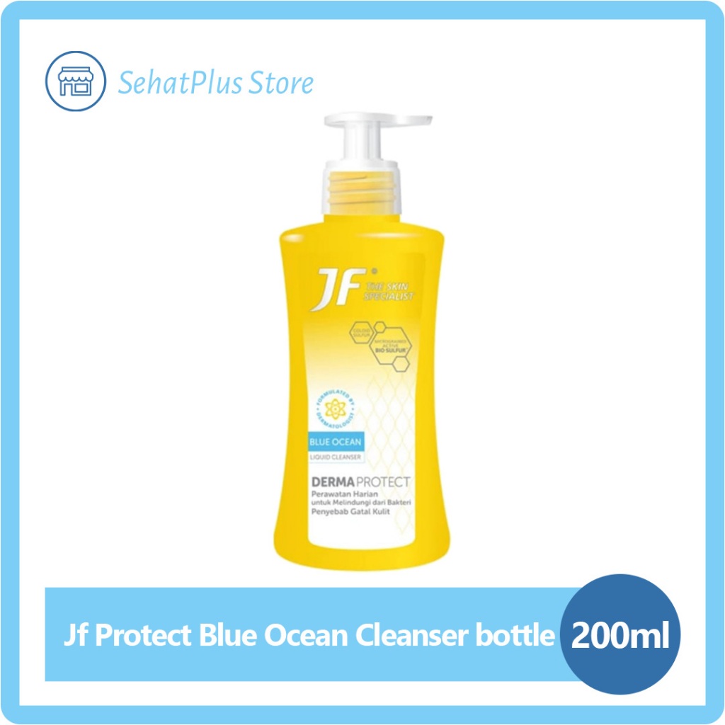 Jual Jf Protect Blue Ocean Cleanser bottle 200ml | Shopee Indonesia