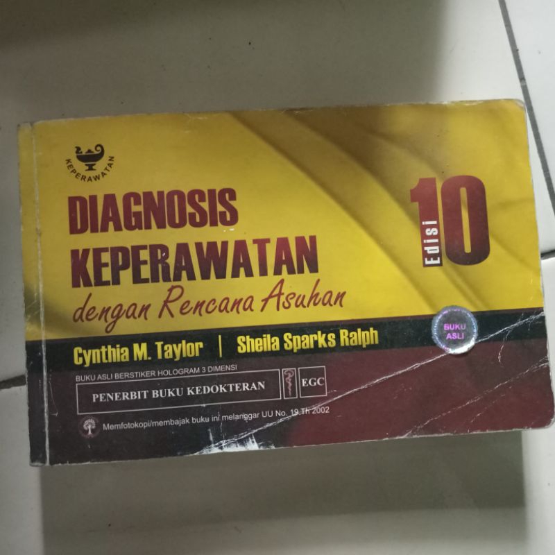 Jual Buku Diagnosis Keperawatan dengan Rencana Asuhan Edisi 10 | Shopee Indonesia