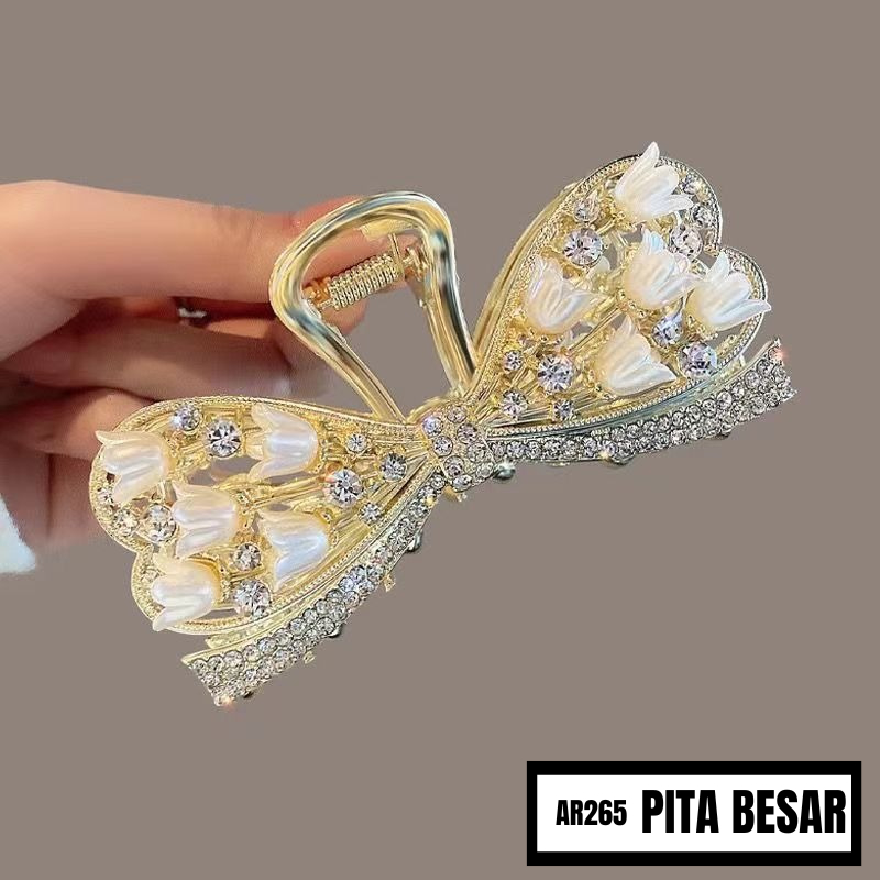 Jual Jepit Rambut Motif Bunga Jedai Jepit Salon Fashion Hair Claw ...