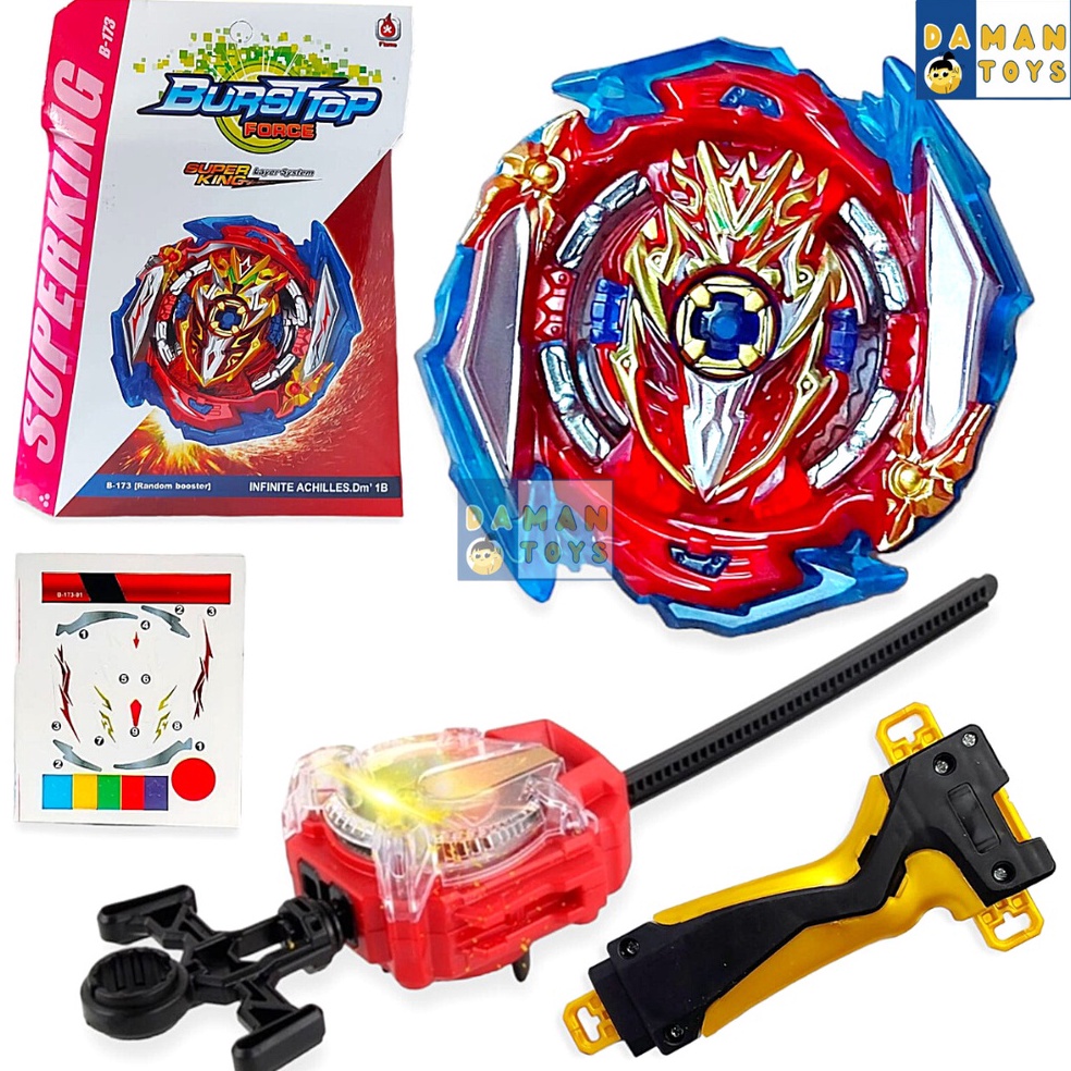 Jual KODE R43X Mainan Gansing Beyblade Sparking Launcher set Gasing ...