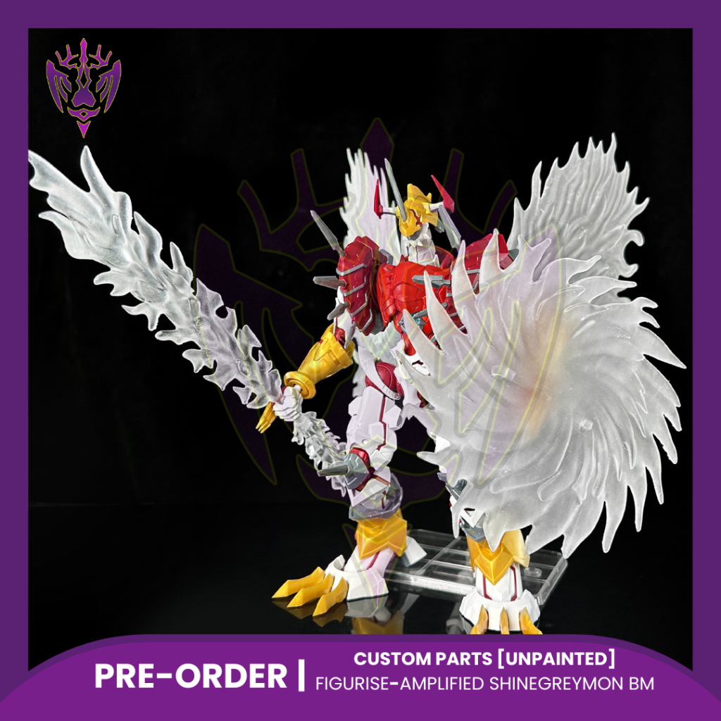 Jual PO Digimon 3rd Party ShineGreymon Burst Mode / Ruin Mode Unpainted ...
