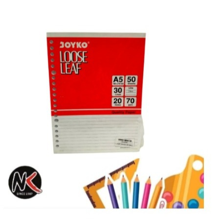 Jual Isi Binder / Loose Leaf A5 7020 JOYKO isi 50 Lembar | Shopee Indonesia