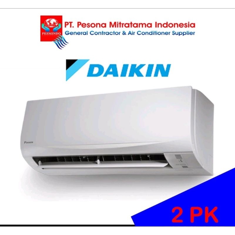 Jual AC DAIKIN 2 PK SPLIT STANDART THAILAND FTC50XV14 + PAKET PASANG 3 METER | Shopee Indonesia