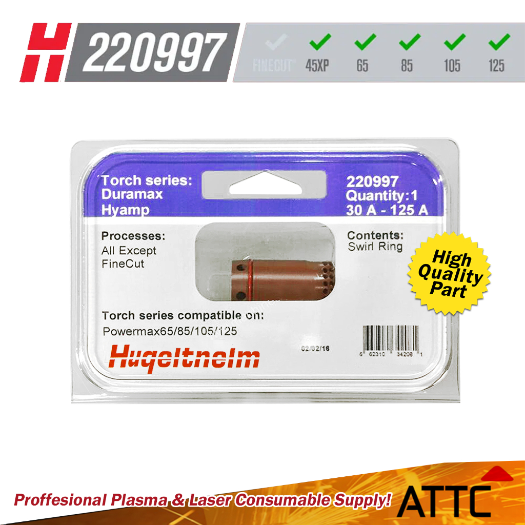 Jual 220997 Swirl Ring Retaining Cap Mesin Las Plasma Cutting ...