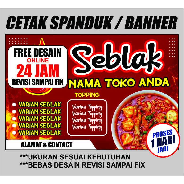 Jual Cetak Spanduk Benner Baliho cepat Murah Kualitas Premium FREE ...