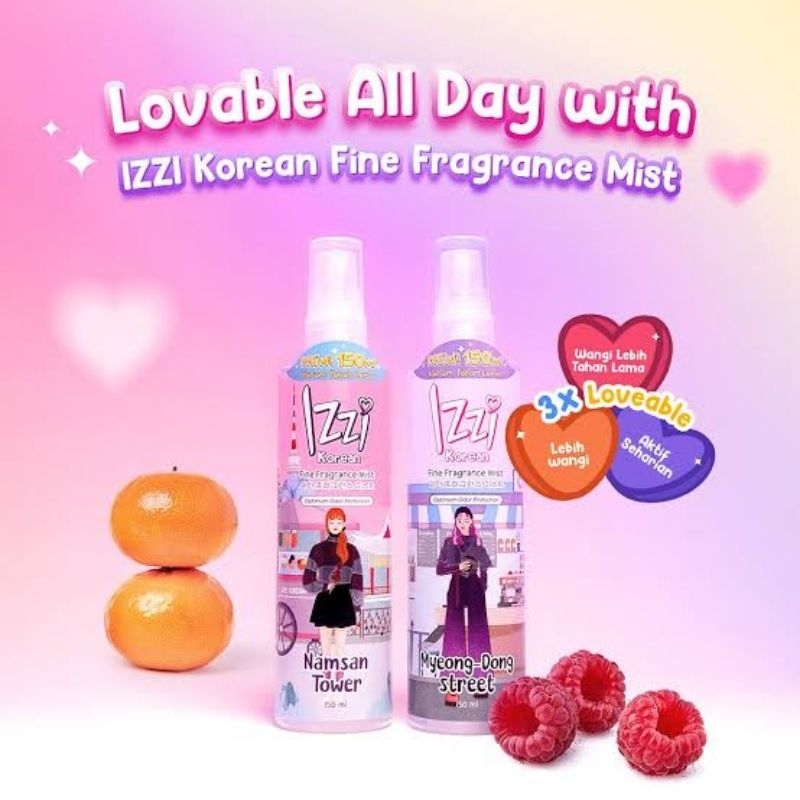 Jual izzi fine fragrance mist korean 150ml || izzi korean namsan tower ...