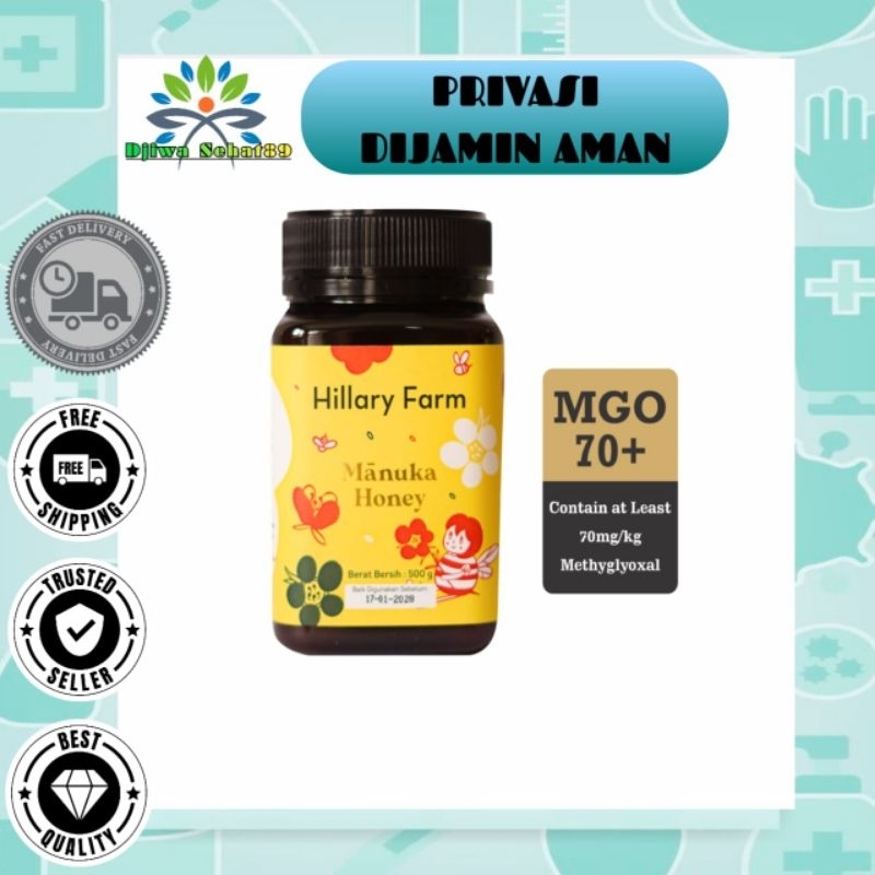 Jual HILLARY FARM MANUKA HONEY 500 gr | Shopee Indonesia