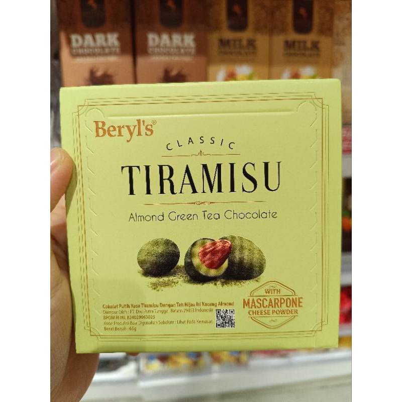 Jual Beryl's Classic Tiramisu Almond Green Tea/ Milk Chocolate/ White ...