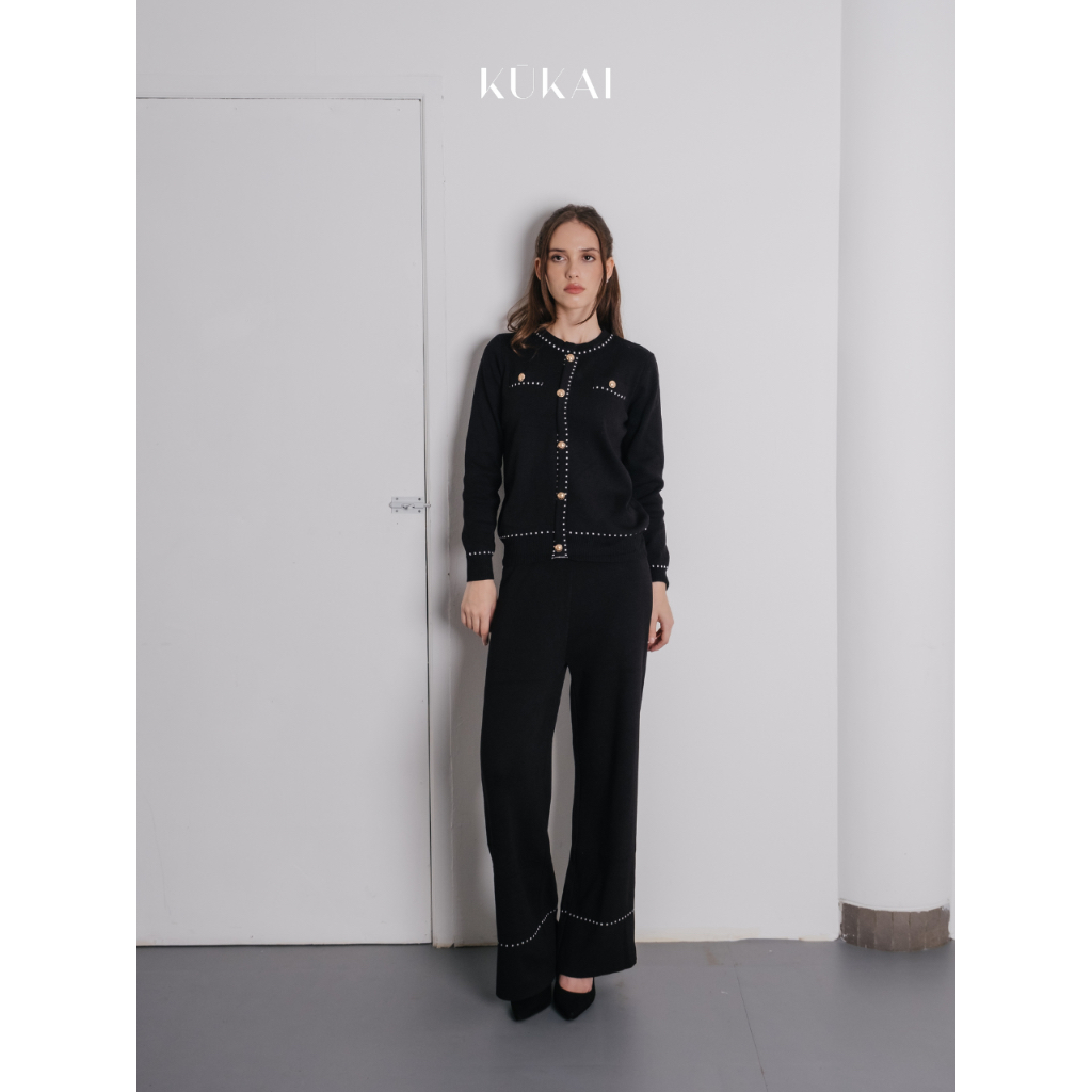 Jual KUKAI | Dolce Set - Women's Knit Sweater and Cullote Set - Setelan Rajut Wanita | Shopee ...