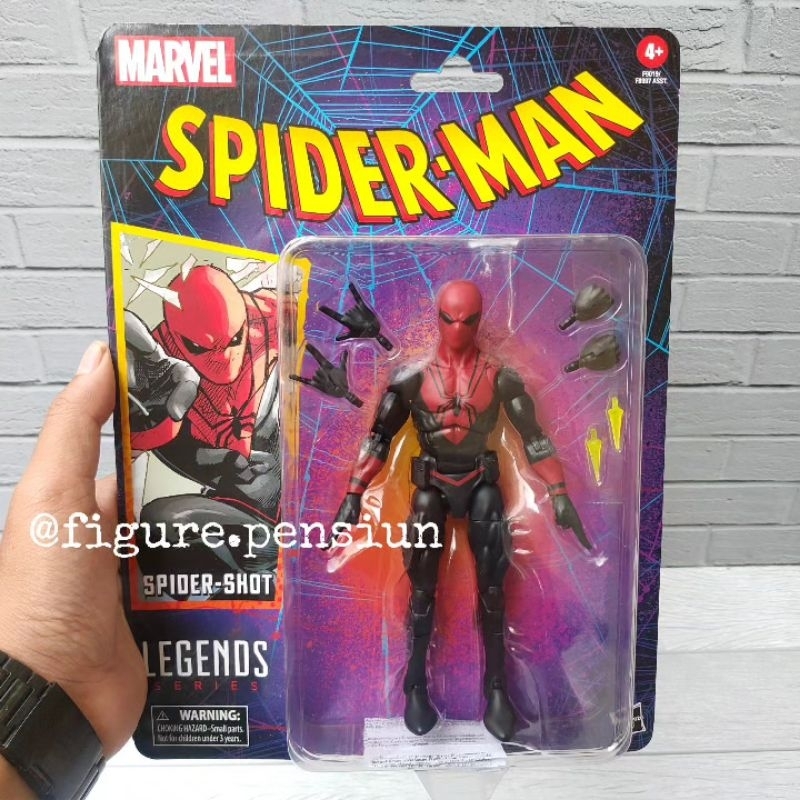 Jual MARVEL LEGENDS SPIDERMAN SPIDERSHOT SPIDER SHOT RETRO VINTAGE ...