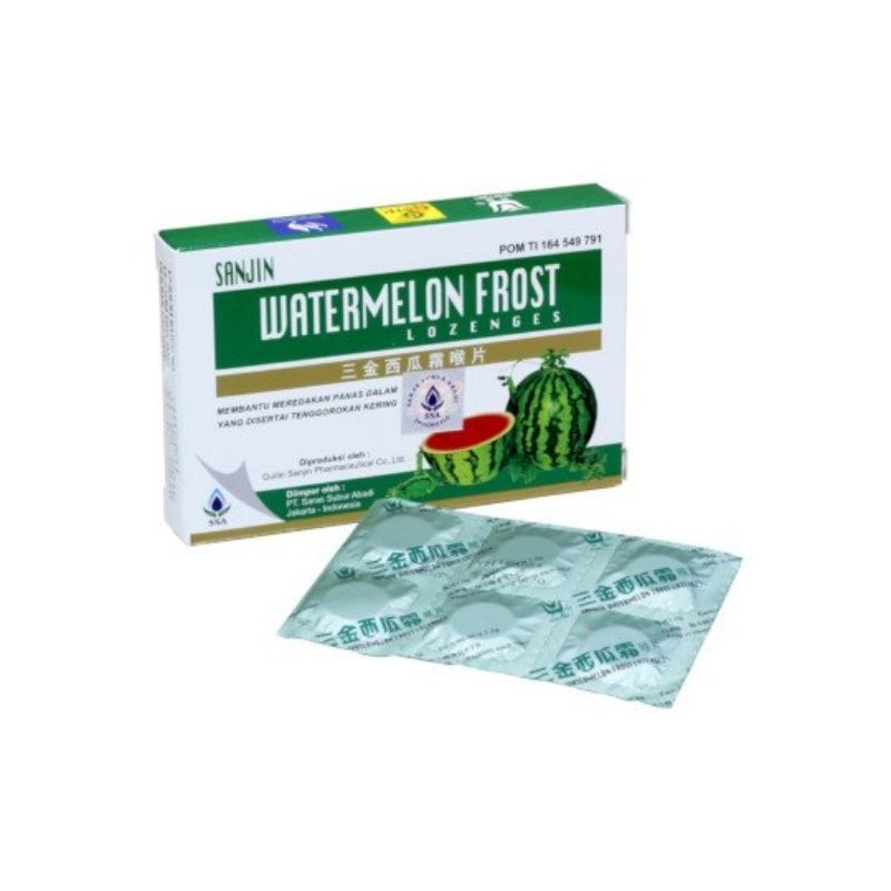 Jual WATERMELON FROST LOZENGES 12 TABLET | Shopee Indonesia