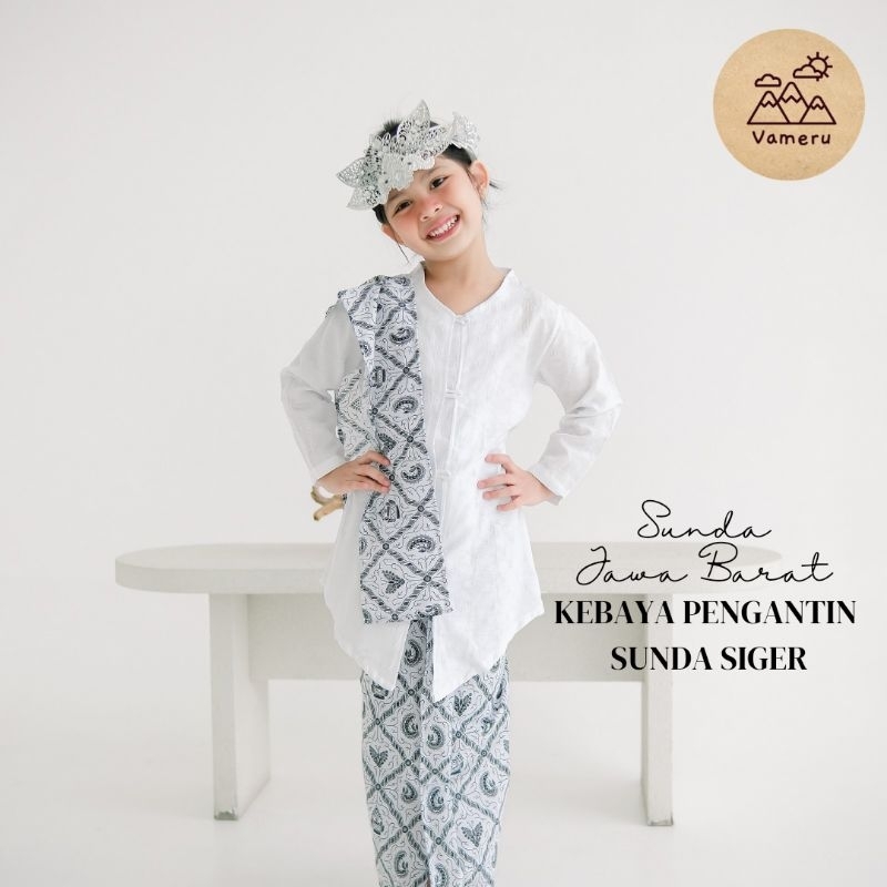 Jual VAMERU - BAJU ADAT PENGANTIN KEBAYA SUNDA ANAK PEREMPUAN JAWA ...