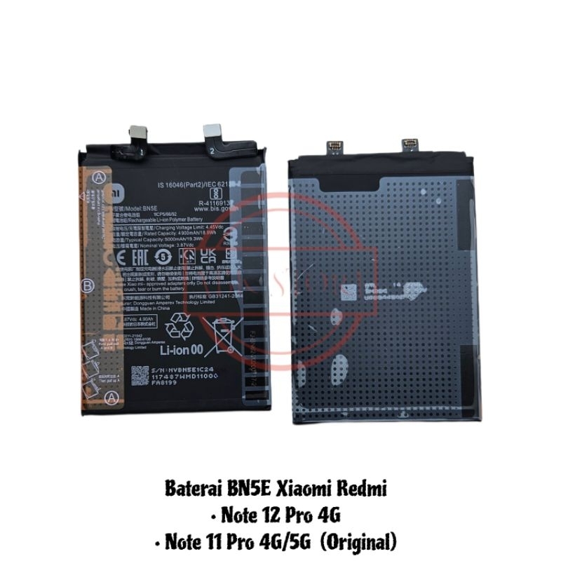 Jual Baterai Battery Xiaomi Redmi Note 11 Pro 4G/5G - Redmi Note 12 Pro ...