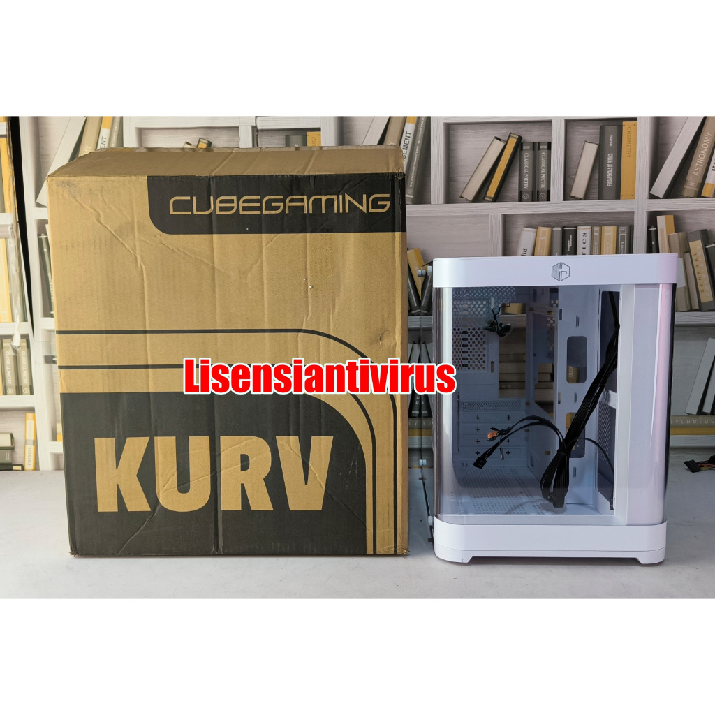 Jual Casing PC Casing Cube Gaming Kurv Full Curve Emerald Tempered ...