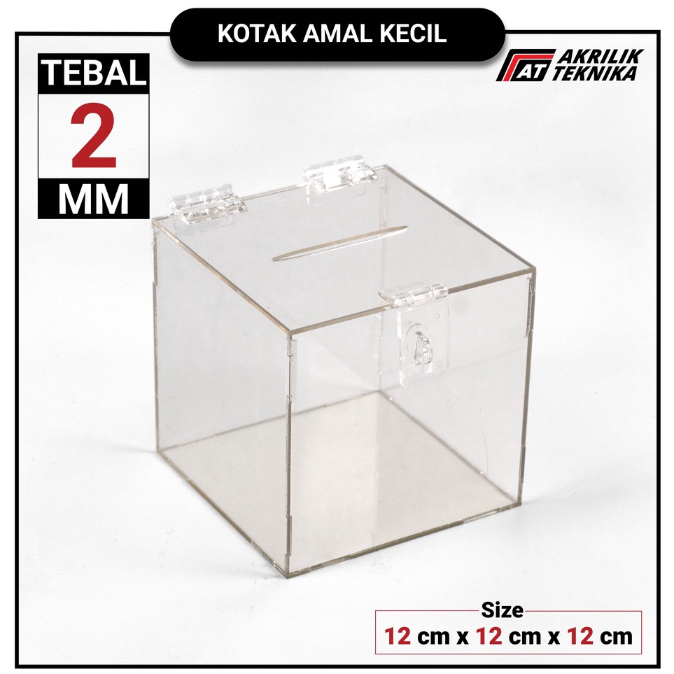 Jual ZvI Kotak Amal Box Saran Tips Akrilik Tipe Small | Shopee Indonesia