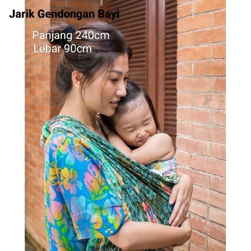 Jual KAIN JARIK GENDONGAN BAYI UKURAN PANJANG SELENDANG JARIK GENDONGAN ...