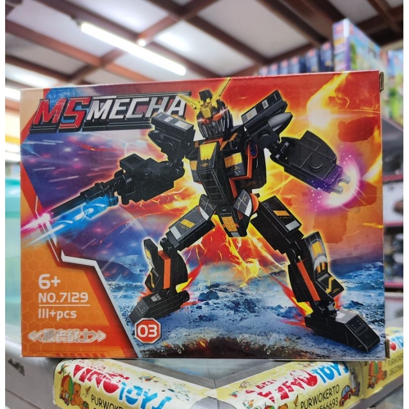 Jual mainan balok brick robot ms mecha 7129 | Shopee Indonesia