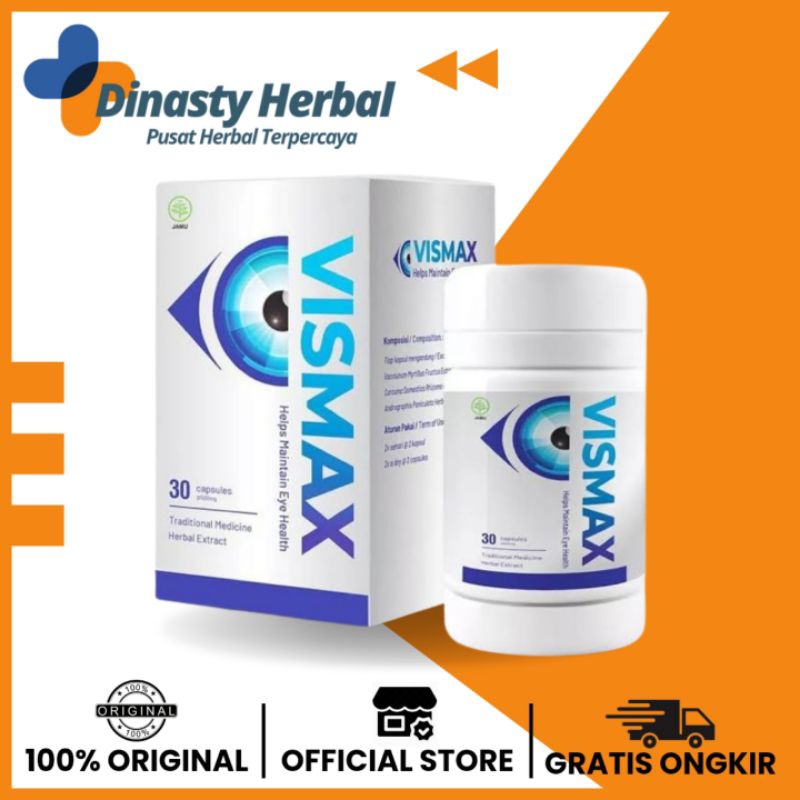 Jual Vismax Obat Kesehatan Mata Minus Plus Rabun Katarak Asli Original ...