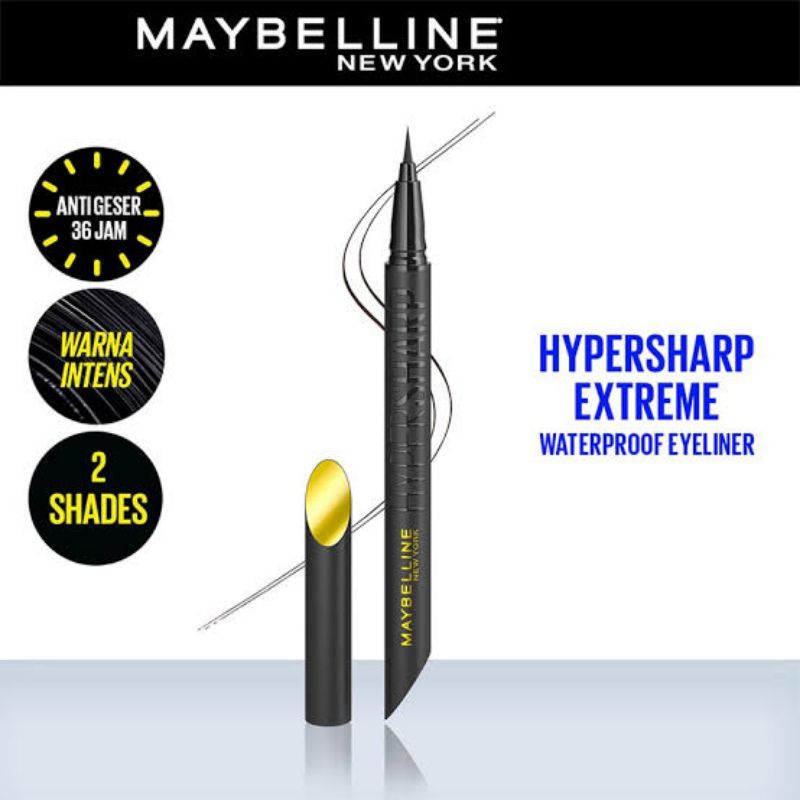 Jual Maybelline Hyper Sharp Extreme Liner | Shopee Indonesia