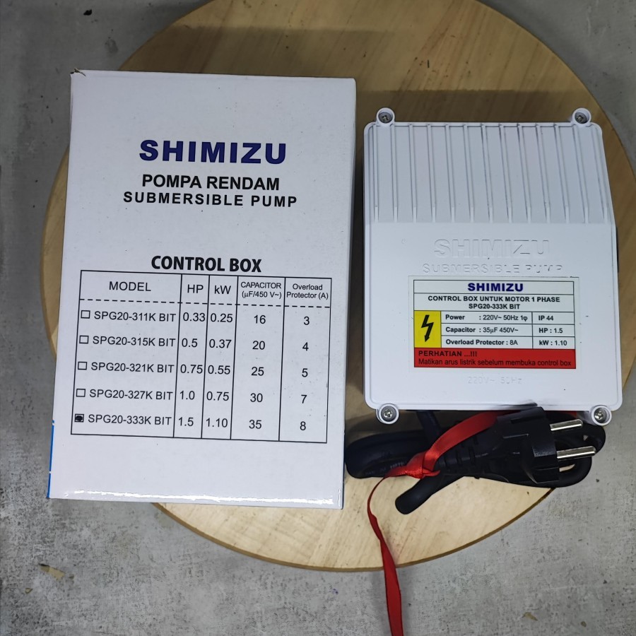 Jual Control Box Shimizu 1,5 Hp - CONTROL BOX SHIMIZU SPG20-333K BIT ...