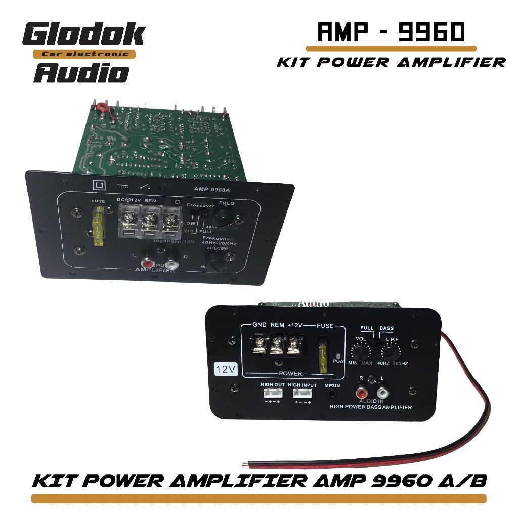 Jual Kit Modul /Kit amplifier aktif dc 12volt 350 watts High Power ...
