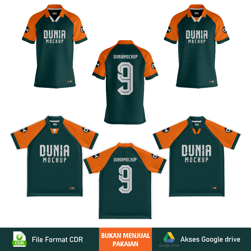 Jual Mockup Jersey Polo RGLN - Corel DRAW (Produk Digital) | Shopee Indonesia