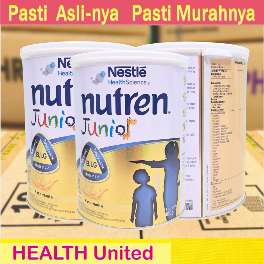 Jual Nutren Junior 800gr (Susu Penambah Berat Badan Anak) | Shopee ...