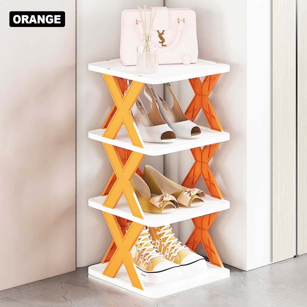 Jual Rak Sepatu Plastik Minimalis 4 Susun Tempat Sepatu Sandal ...