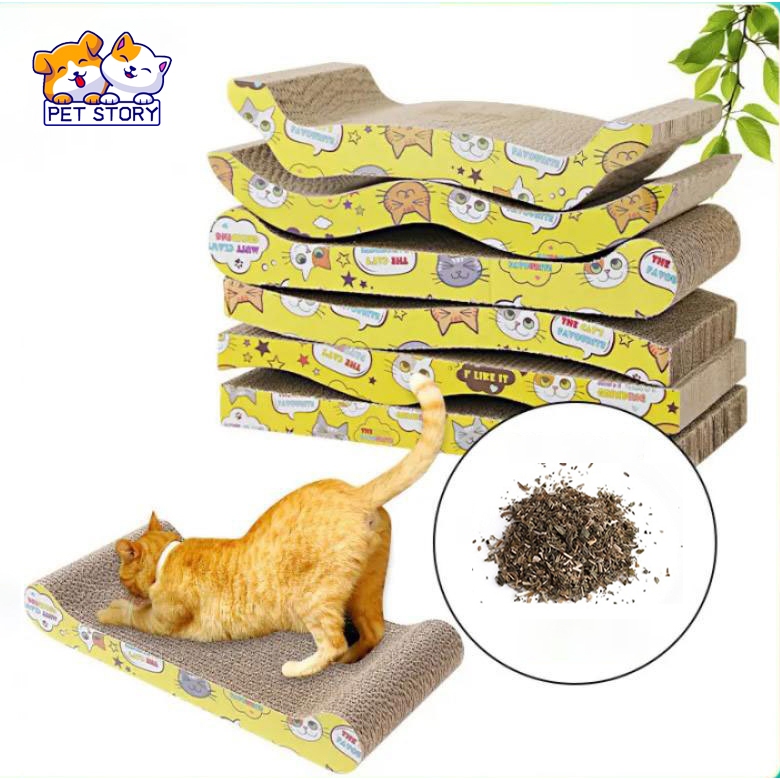 Jual Papan Garuk Kucing Mainan Cat Scratch Board Extra Tebal Garukan ...