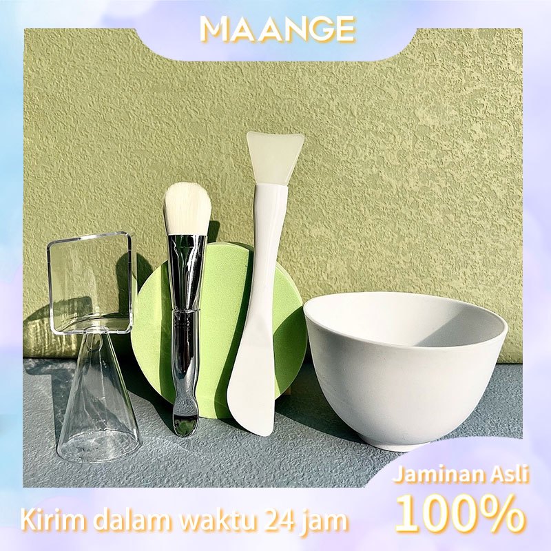 Jual MAANGE 4Pcs Masker Wajah Set Lengkap Satu Keluarga Lulur Kuas ...
