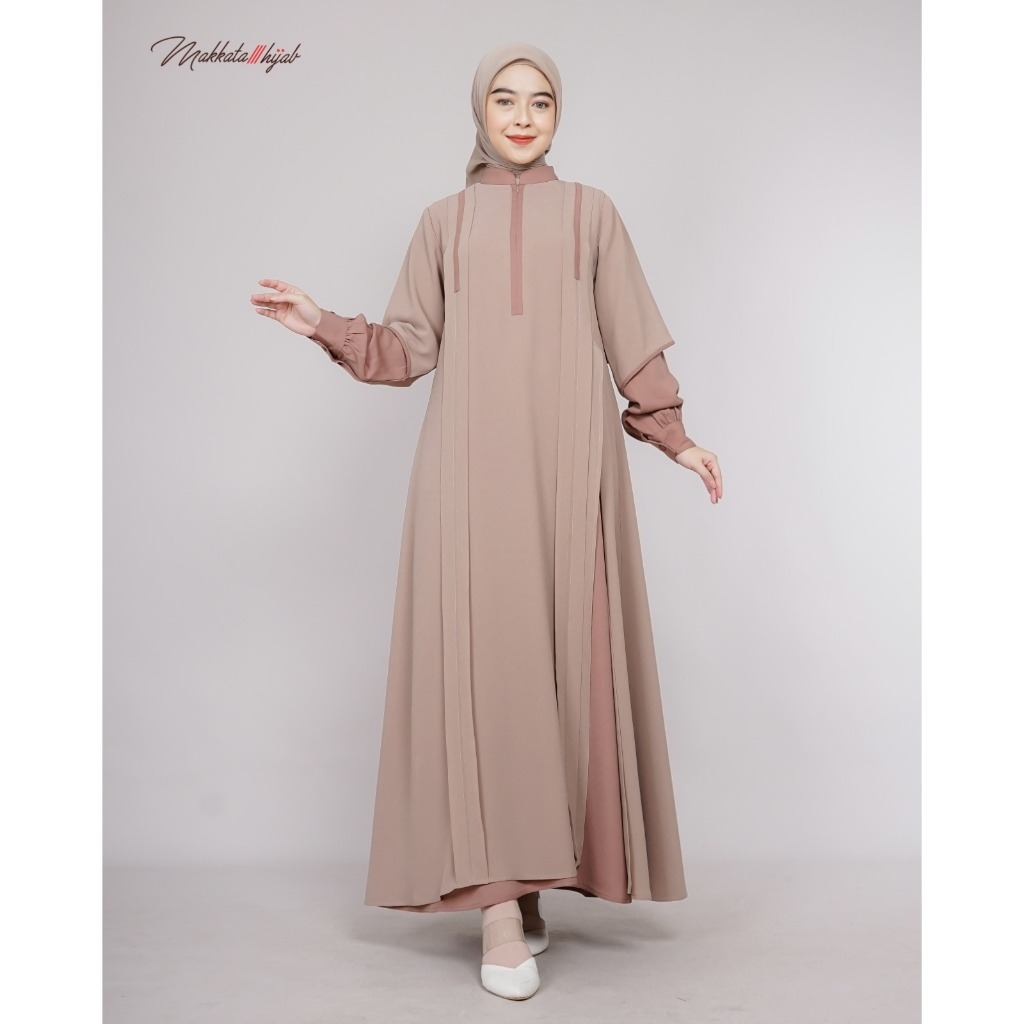Jual Mima Dress Gamis Wanita Cewek Simple Premium Elegan Original ...