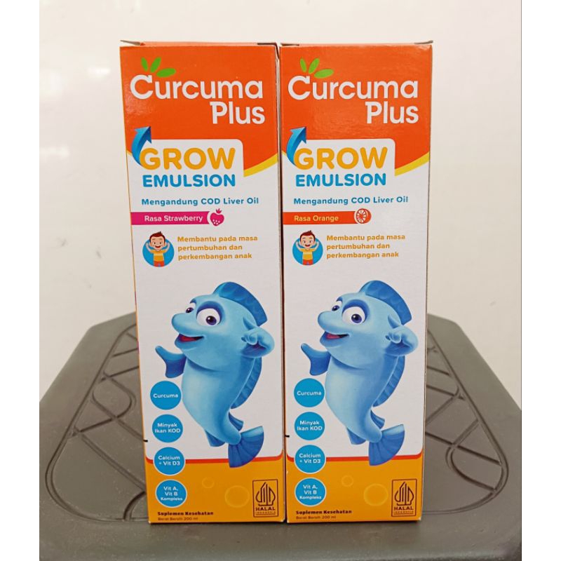 Jual Curcuma Plus Grow Emulsion 200ml. Sirup Multivitamin Anak | Shopee ...