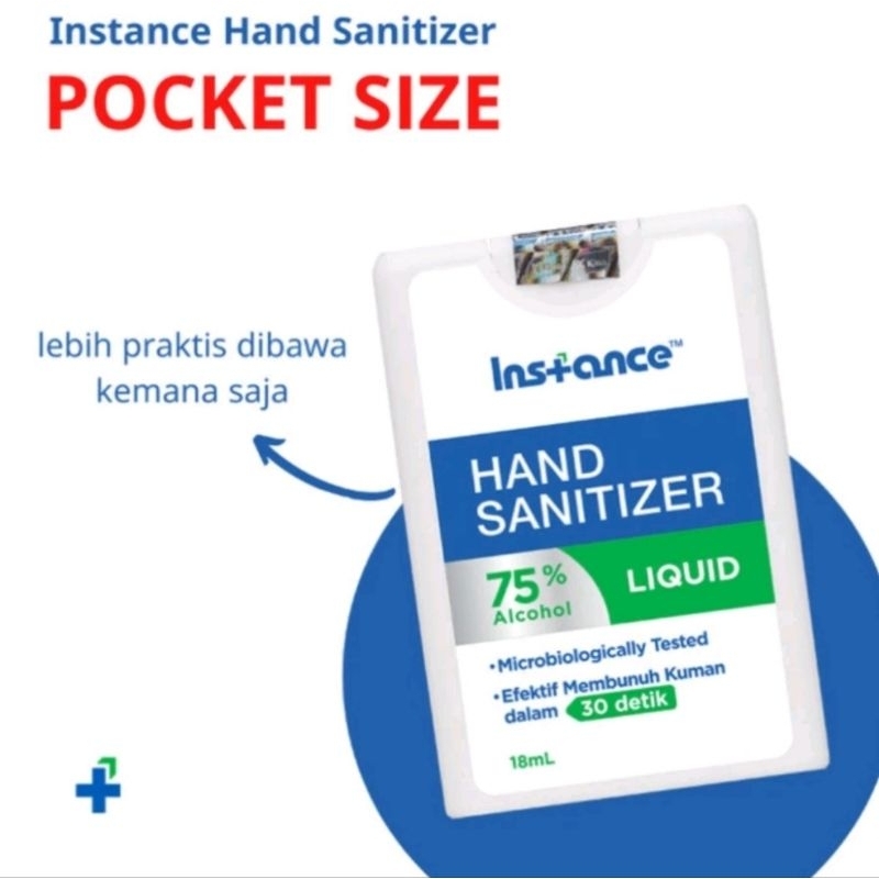 Jual Instance Hand Sanitizer pocket 18 ml | Shopee Indonesia