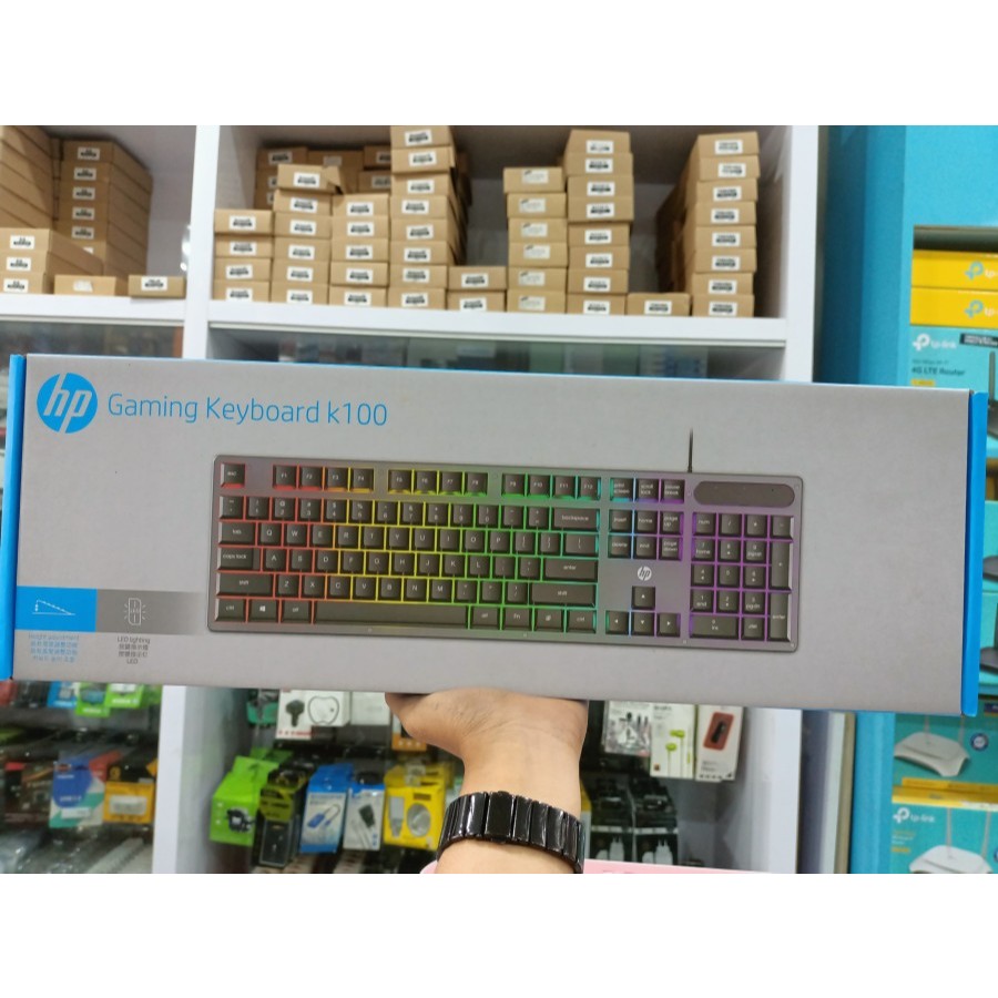 Jual KEYBOARD GAMING HP K100 ORIGINAL LED LIGHTING | Shopee Indonesia