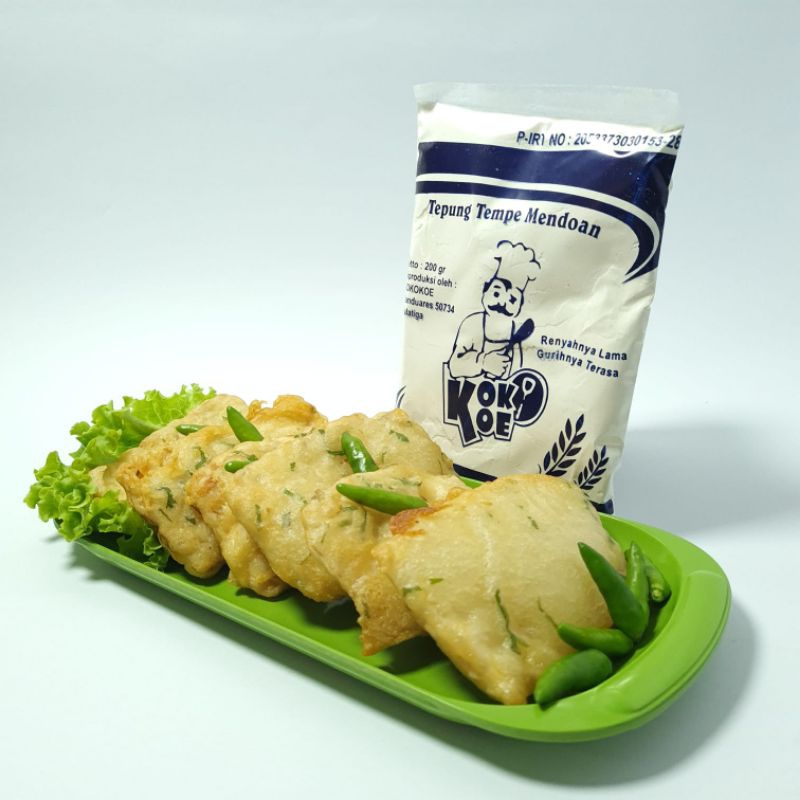 Jual Tepung Tempe Mendoan Kokikoe 200 gr/Tepung Tempe/Tepung Mendoan ...