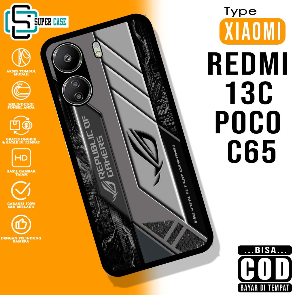 Jual Case XIAOMI REDMI 13C POCO C65 SuperCase Motif [ ROG1 ] Case ...