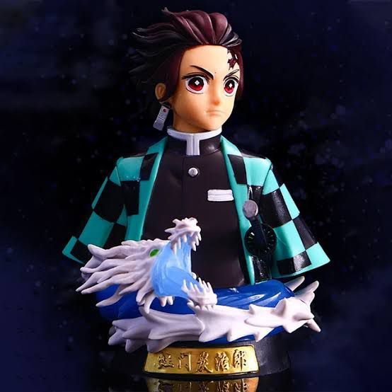 Jual Tanjiro Kamado Demon Slayer LED Bust Action Figure Kimetsu No ...