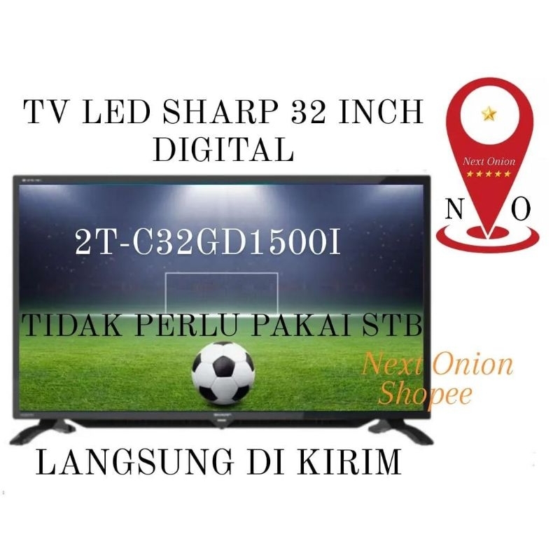 Jual TV LED SHARP 32 INCH DIGITAL | Shopee Indonesia
