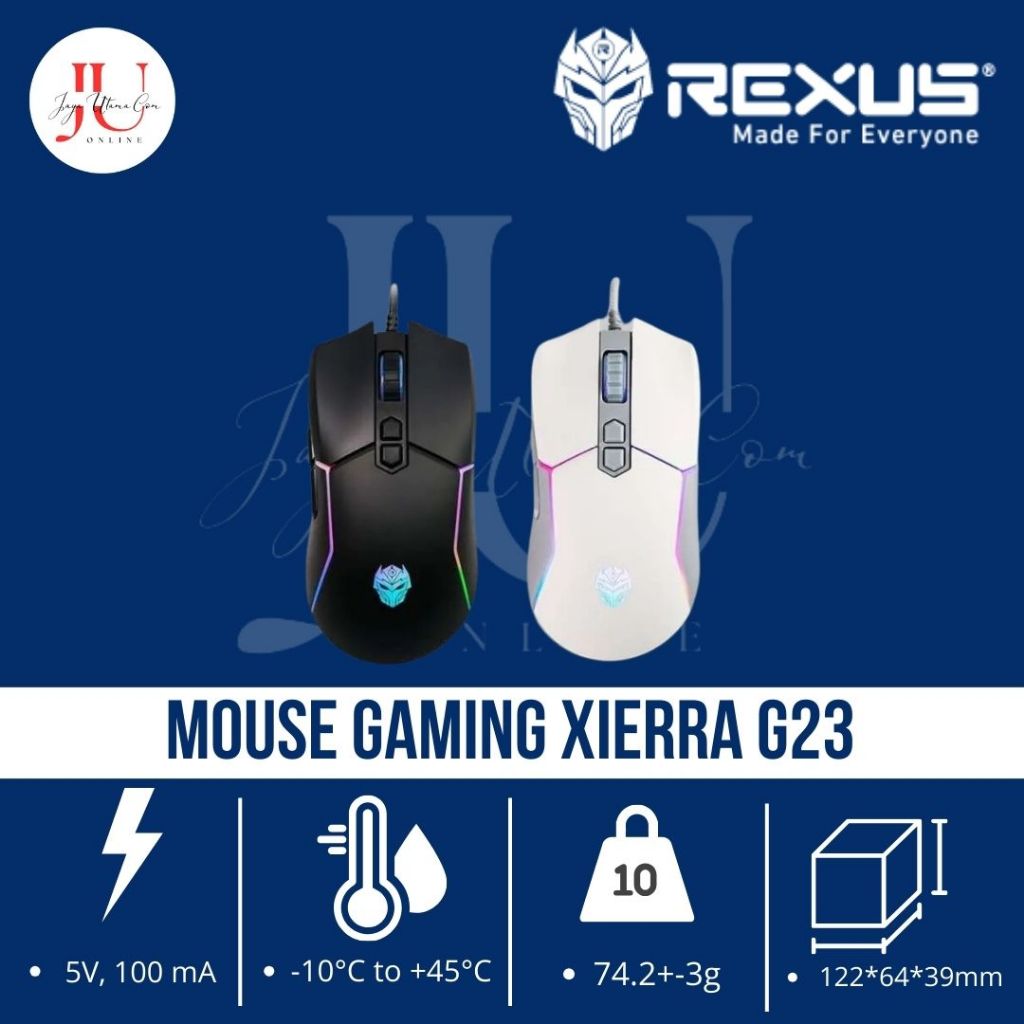 Jual Rexus Mouse Gaming Xierra G23 | Shopee Indonesia
