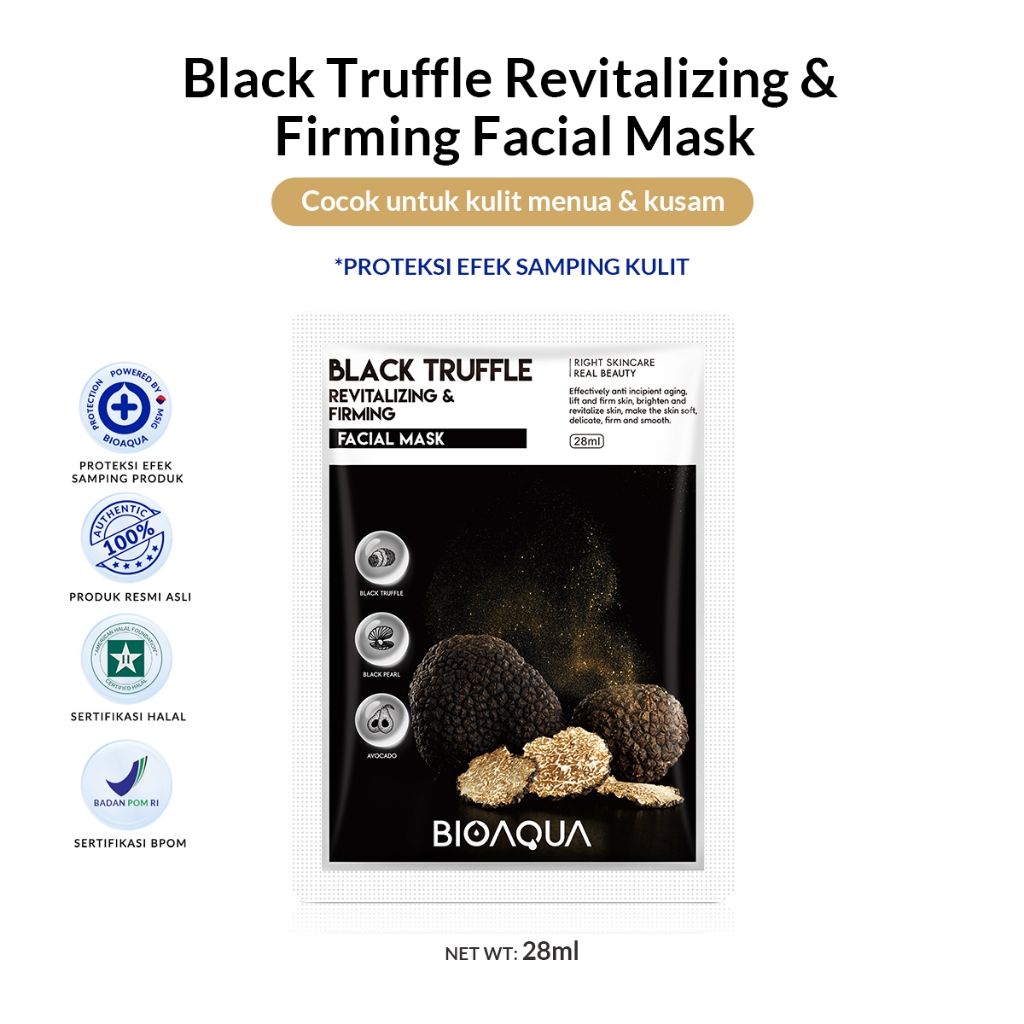 Jual BIOAQUA Natural Skin Care Mask Masker Sheet / Mask Sheet / Masker ...