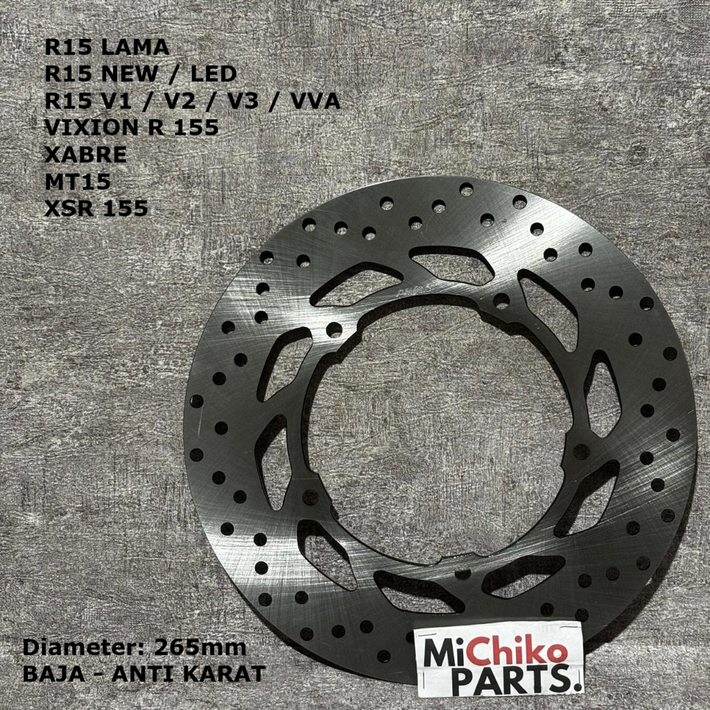 Jual Piringan Cakram Baja Depan R15 Lama New V1 V2 V3 VVA LED Vixion R 155 Xabre MT15 XSR 155 ...