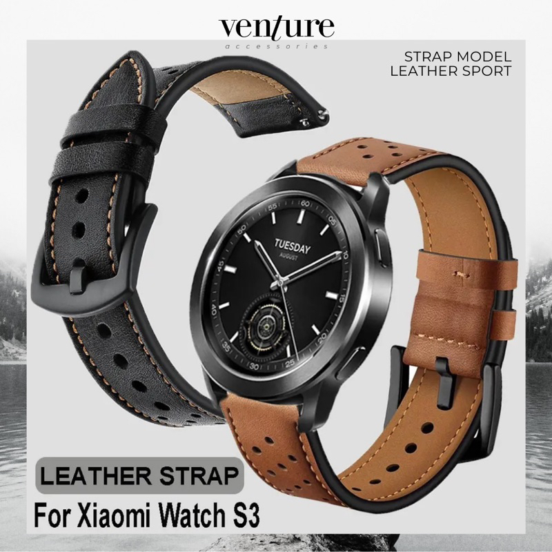 Jual STRAP XIAOMI WATCH S3 / XIAOMI WATCH 2 PRO / XIAOMI WATCH 2 TALI JAM MODEL LEATHER SPORT ...