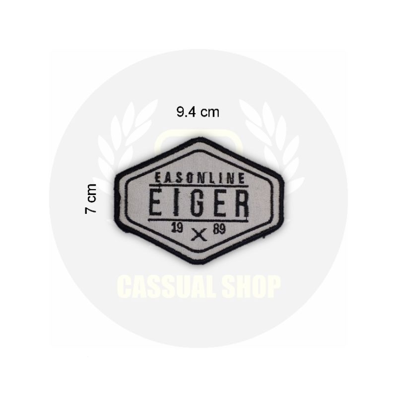 Jual PATCH EMBLEM BORDIR EIGER | Shopee Indonesia