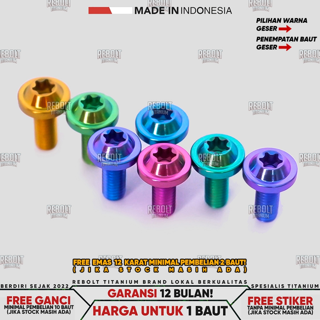 Jual Baut Titanium Breket Sensor Depan Matic Yamaha Nmax Aerox Lexi ...
