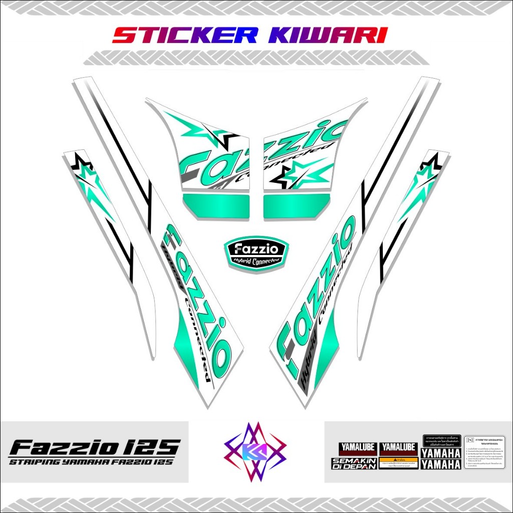 Jual STRIPING FAZZIO / STICKER FAZZIO / MOTIF 14 / FAZIO / STIKER VIRAL ...
