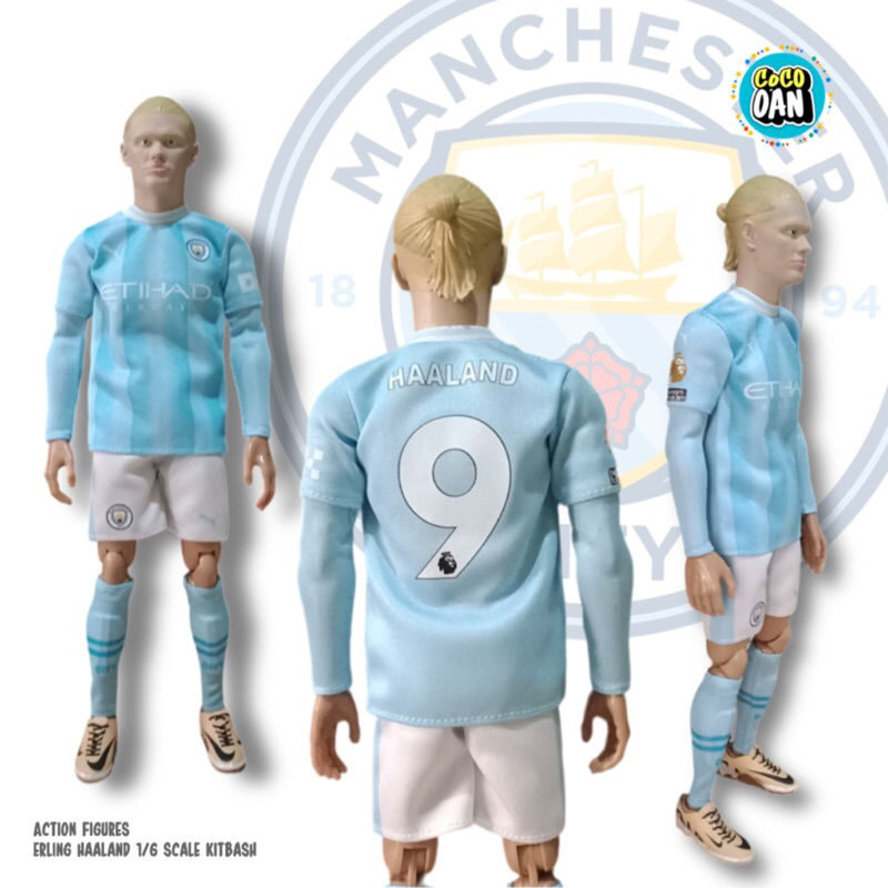 Jual Action Figure Erling Haaland Manchester City Skala 1/6 Kitbash ...