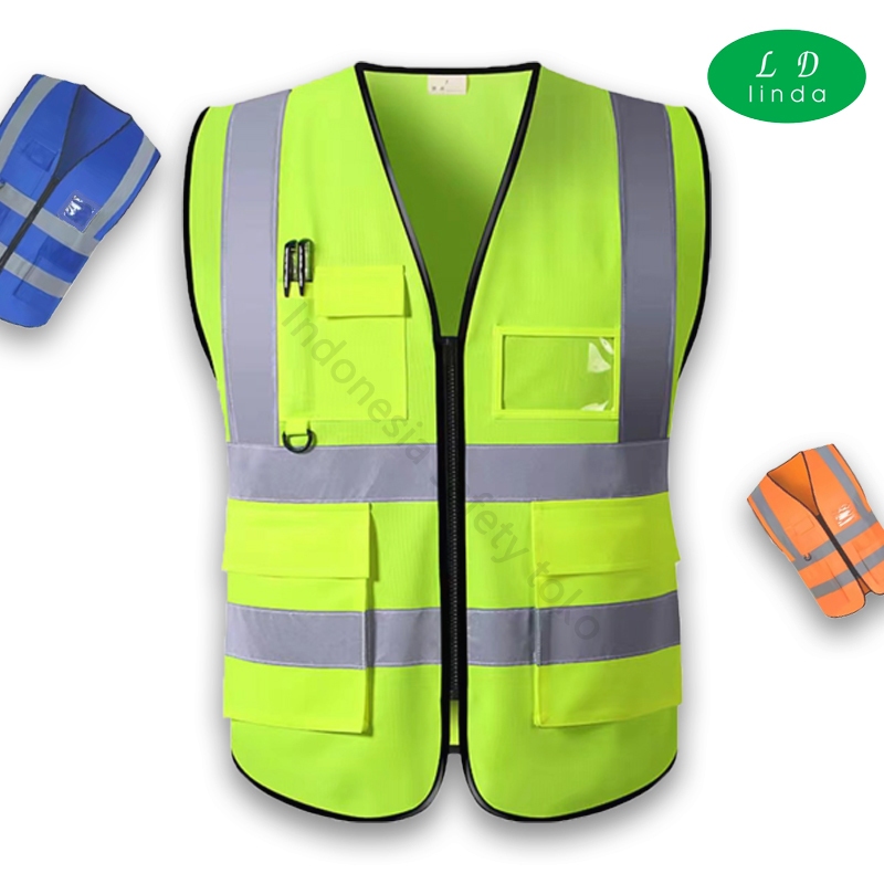 Jual LD Rompi Safety Proyek / Vest safety / Rompi Reflektif /Hijau ...