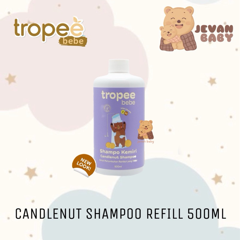 Jual Tropee Bebe Candlenut Shampoo Refill 500ml EXP 2027 | Shopee Indonesia