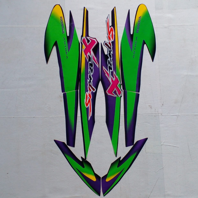 Jual Stiker Striping Sticker Honda Supra X 2000 2001 List Les Motor ...